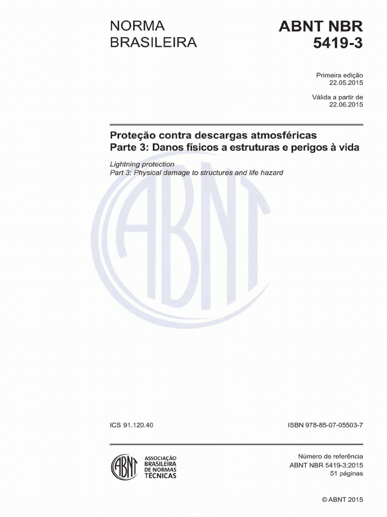 Abnt-Nbr 5419-3 | PDF