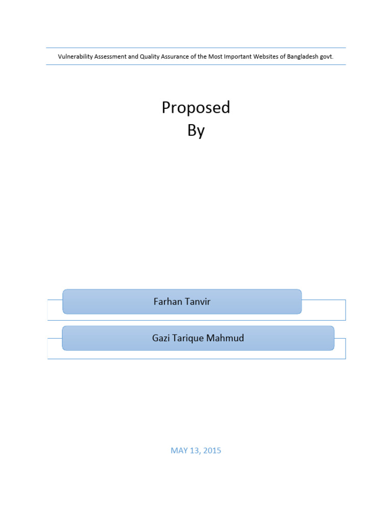 PenTest Proposal | Download Free PDF | Denial Of Service Attack ...