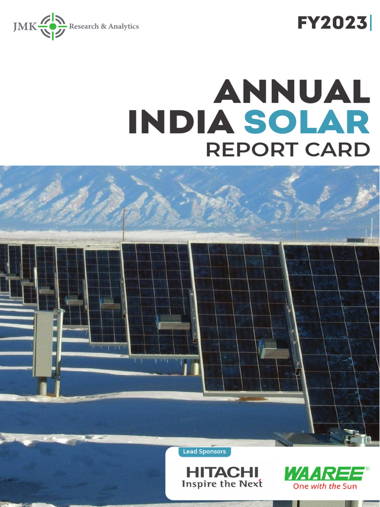 ARC FY 2023 JMK Research Final | PDF | Solar Energy | Sustainable Energy