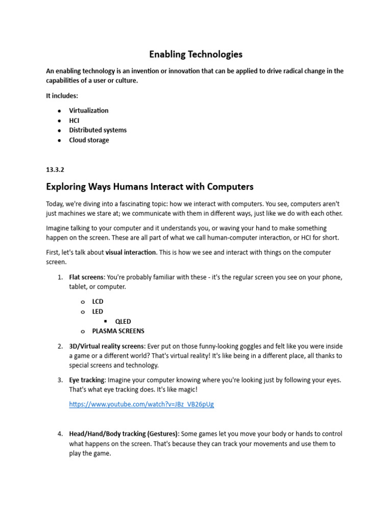 Enabling Technologies | PDF | Graphical User Interfaces | Icon (Computing)
