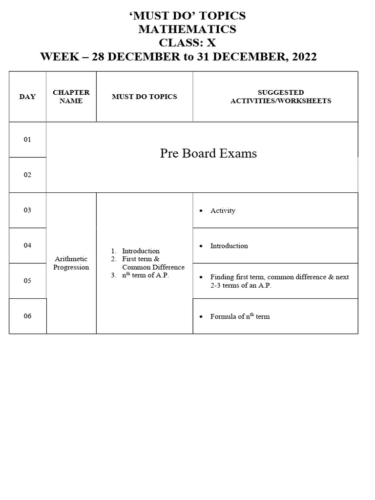 Week 11 - Mission Maths Updated | PDF