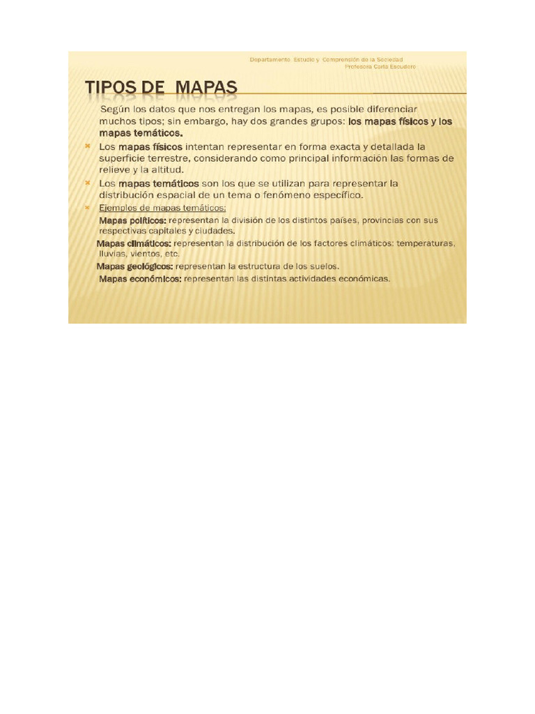 Tipos de Mapas | PDF