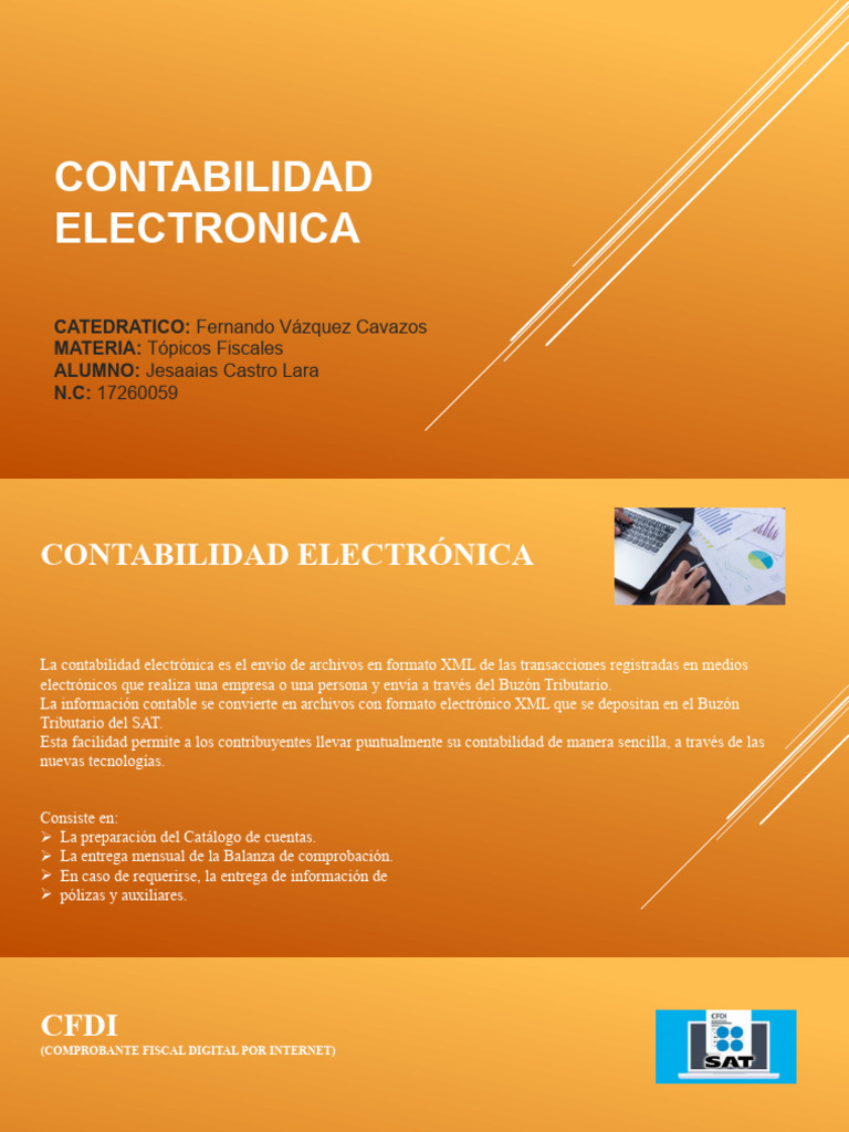 Contabilidad Electronica | PDF