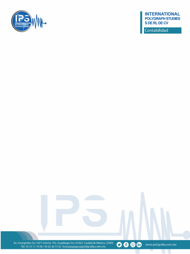 Hoja Membretada Contabilidad | PDF