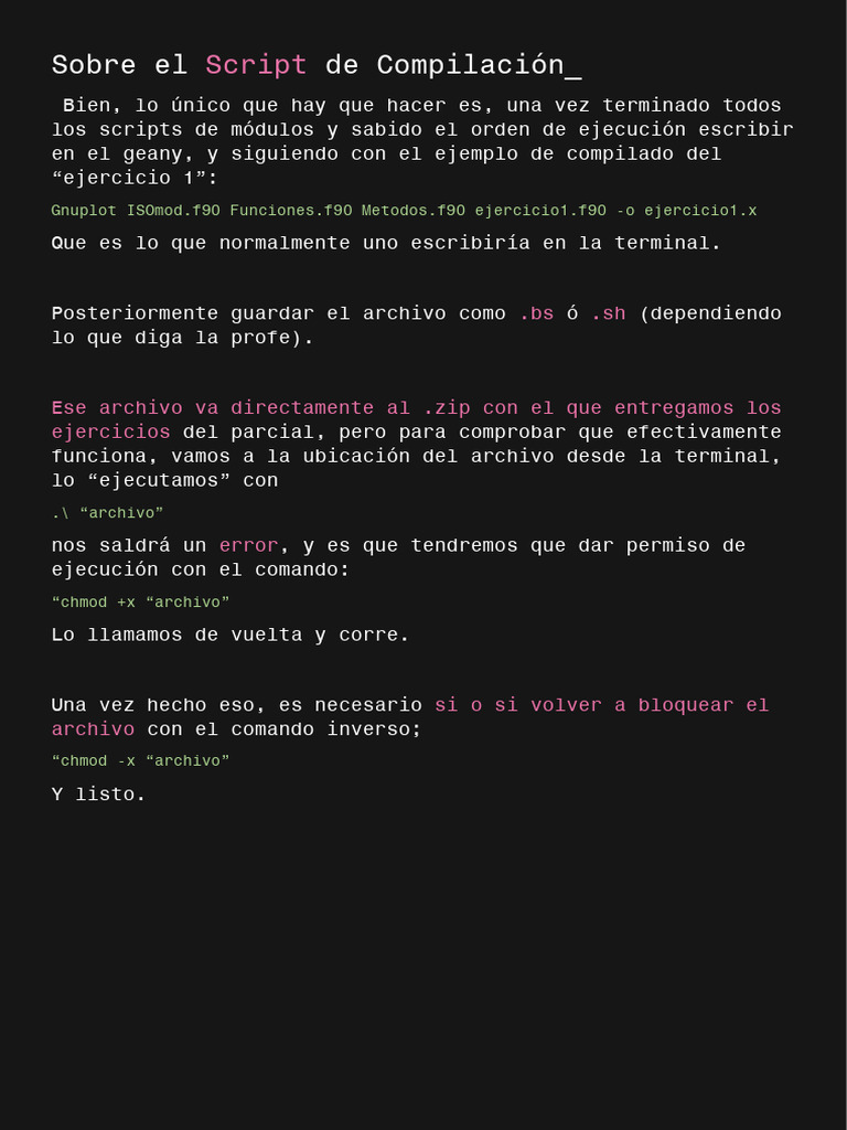 Como Hacer El Script de Compilacion | PDF | Informática