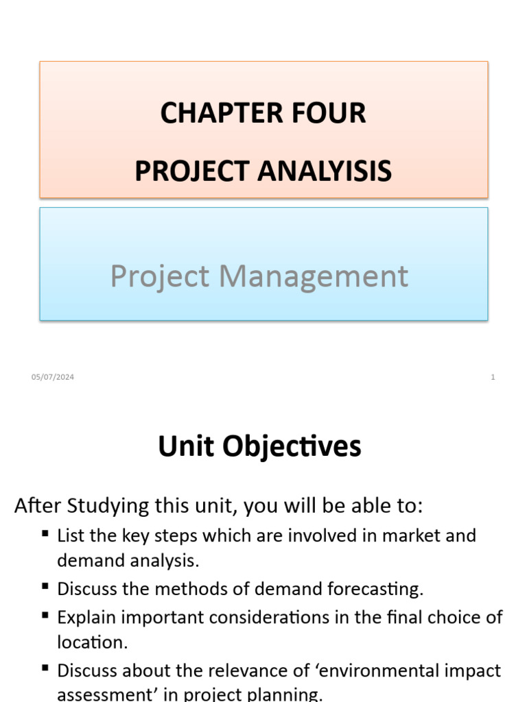 Pm Ch 4 Project Feasibility Study Pdf Net Present Value Internal