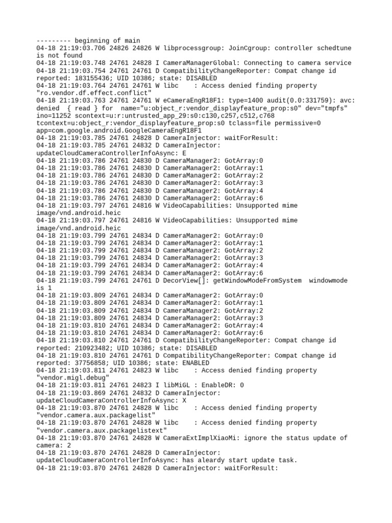 Log Cat 1713449943661 | PDF | Computing | Software