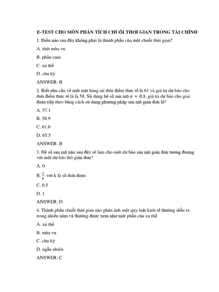 E Test | PDF