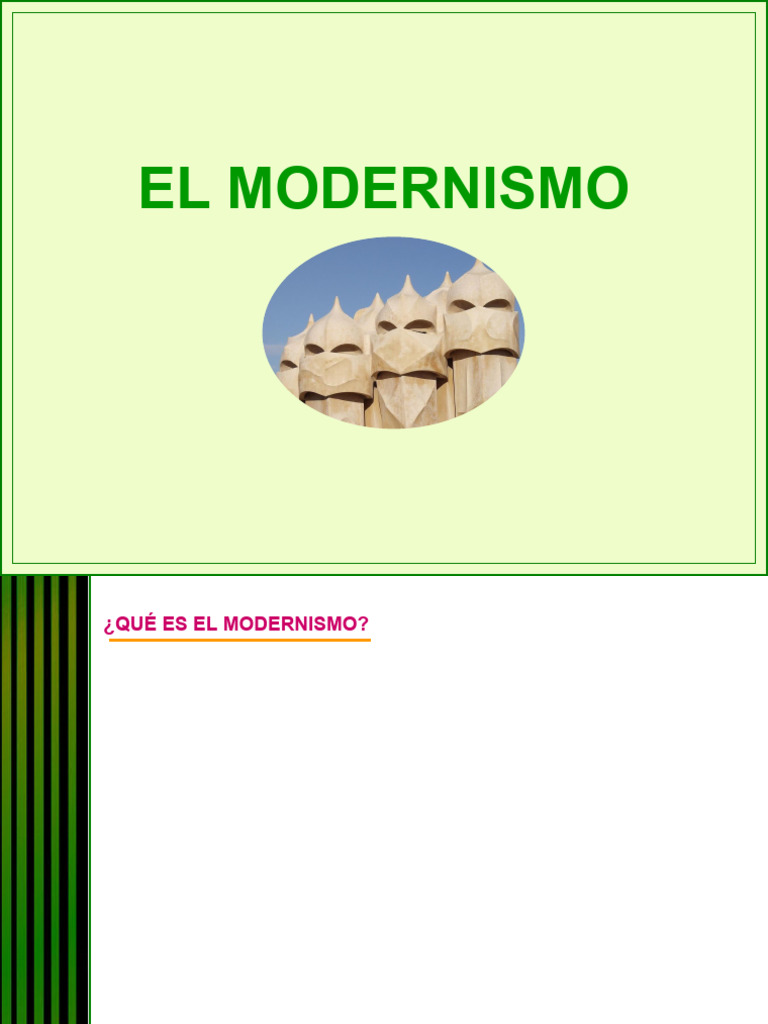 Modernismo: Movimiento Literario y Cultural | PDF | Poesía
