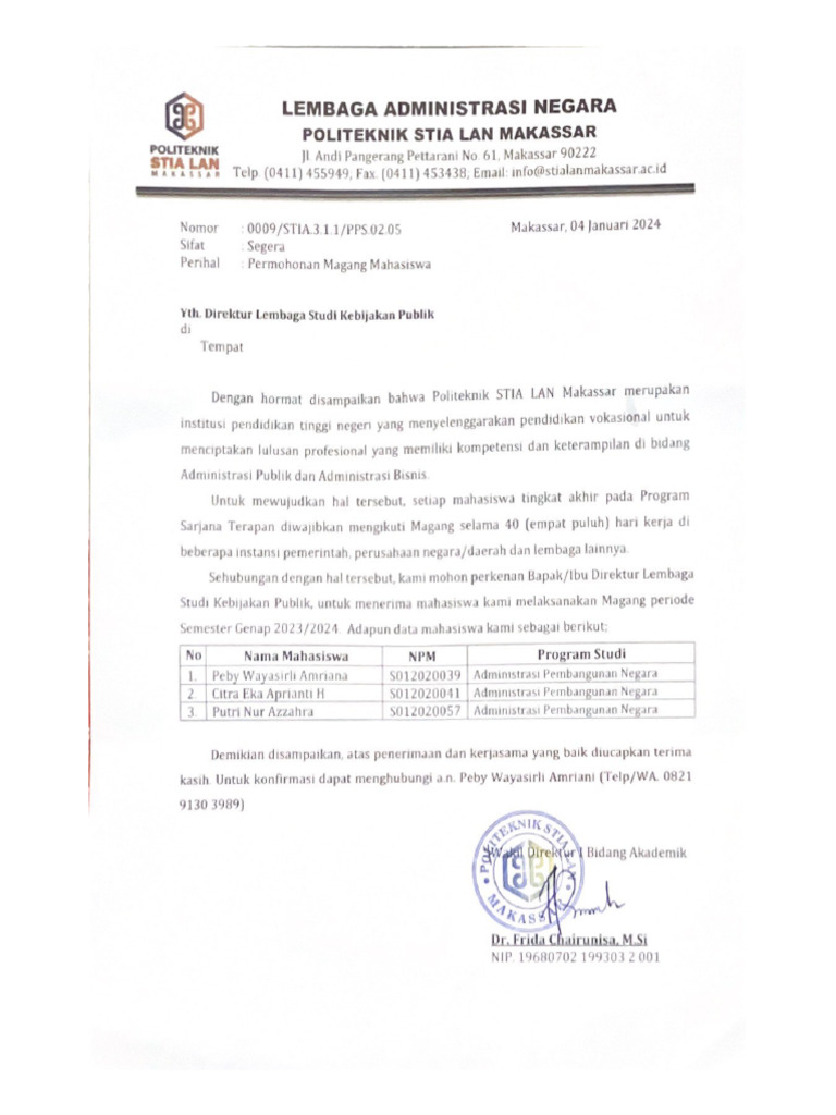 Lembaga Administrasi Negara | PDF