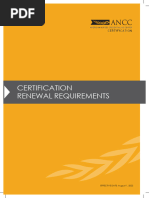 Coatings Certification Renewal Guide | PDF | Certification | Credential