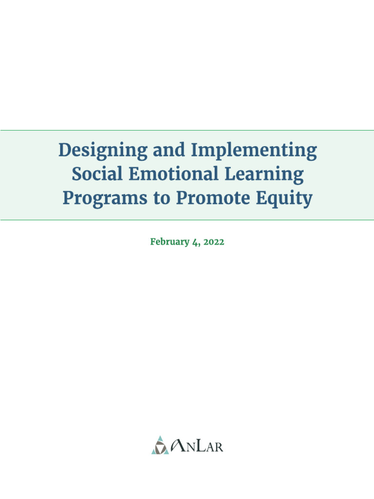 FINAL EIR SEL Programs White Paper | PDF