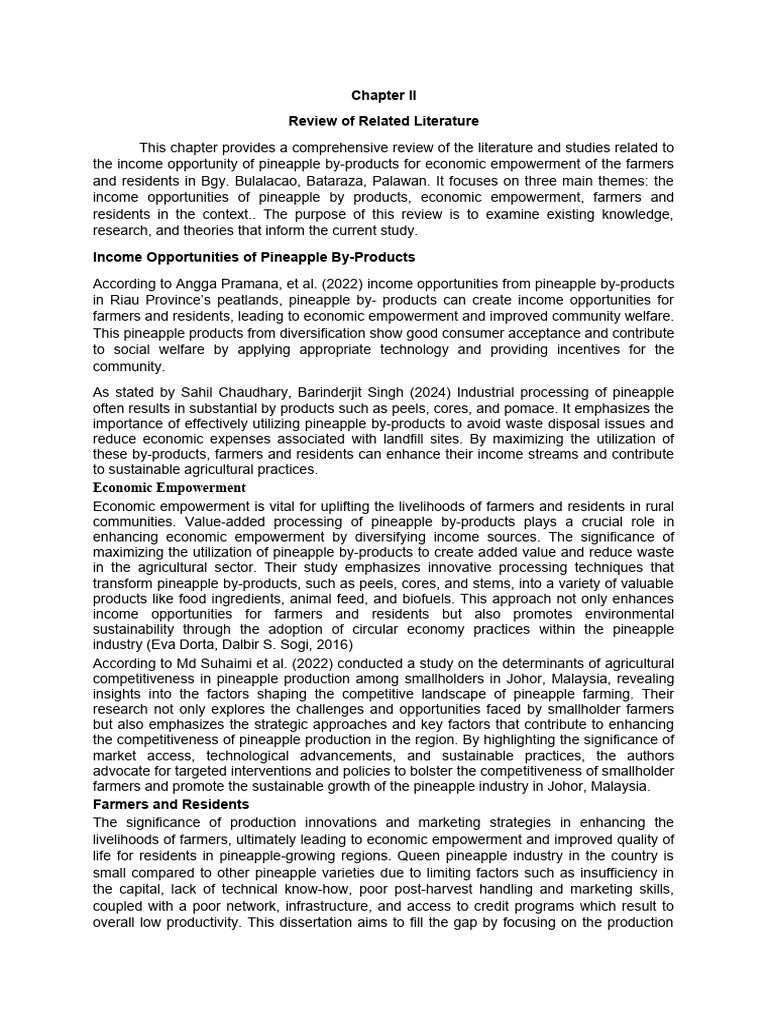 Chapter 2 Rrl Foreign 1 Pdf Smallholding Innovation