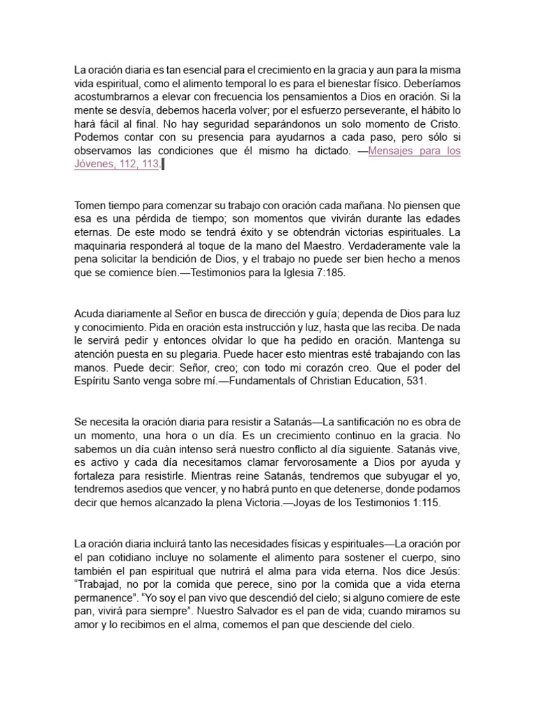 La Oracion | PDF | Oración | Creencia religiosa y doctrina