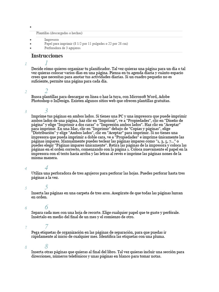 Agenda Franklin (1) | PDF | Impresora (Computación)