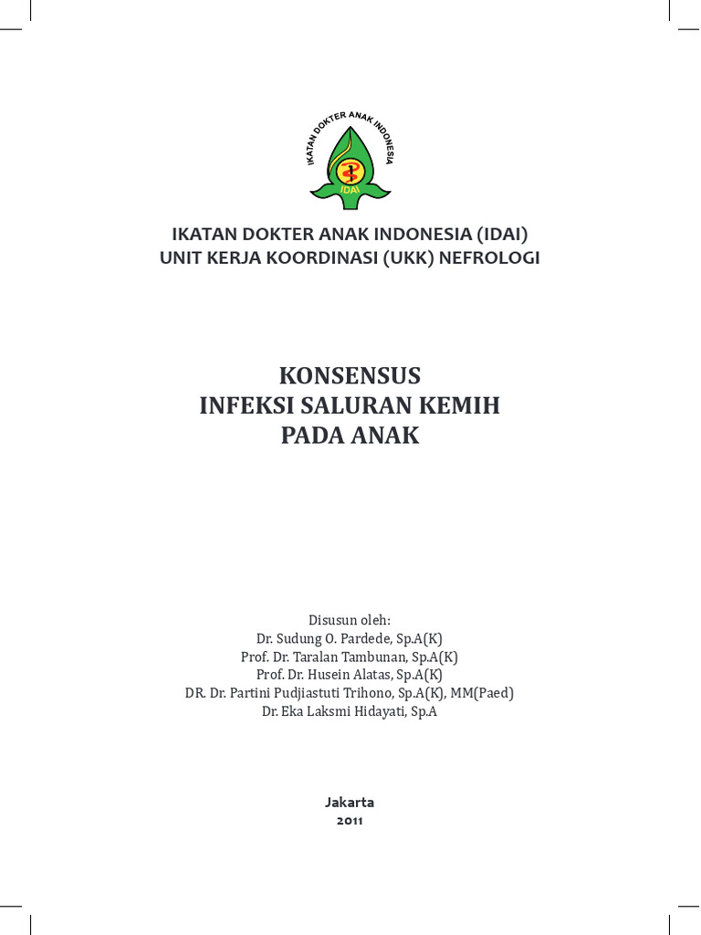 Konsensus Infeksi Saluran Kemih Pada Anak | PDF