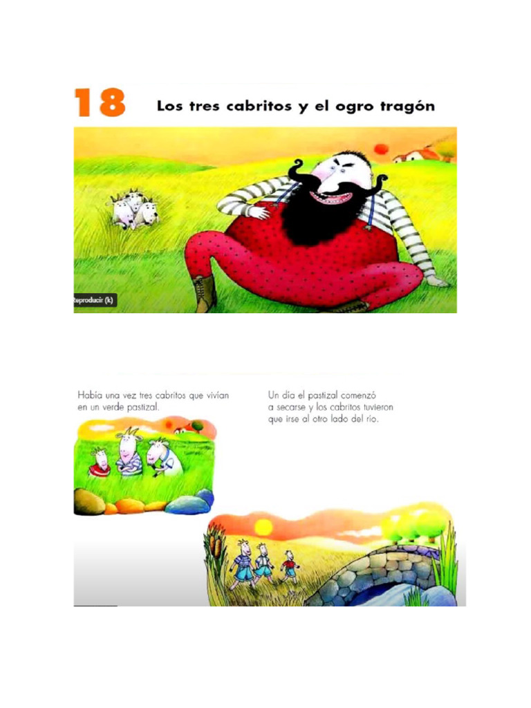 LOS 3 CHIVITOS Cuento Folclórico Noruego Recopilado Por Gudrun Thorne | PDF