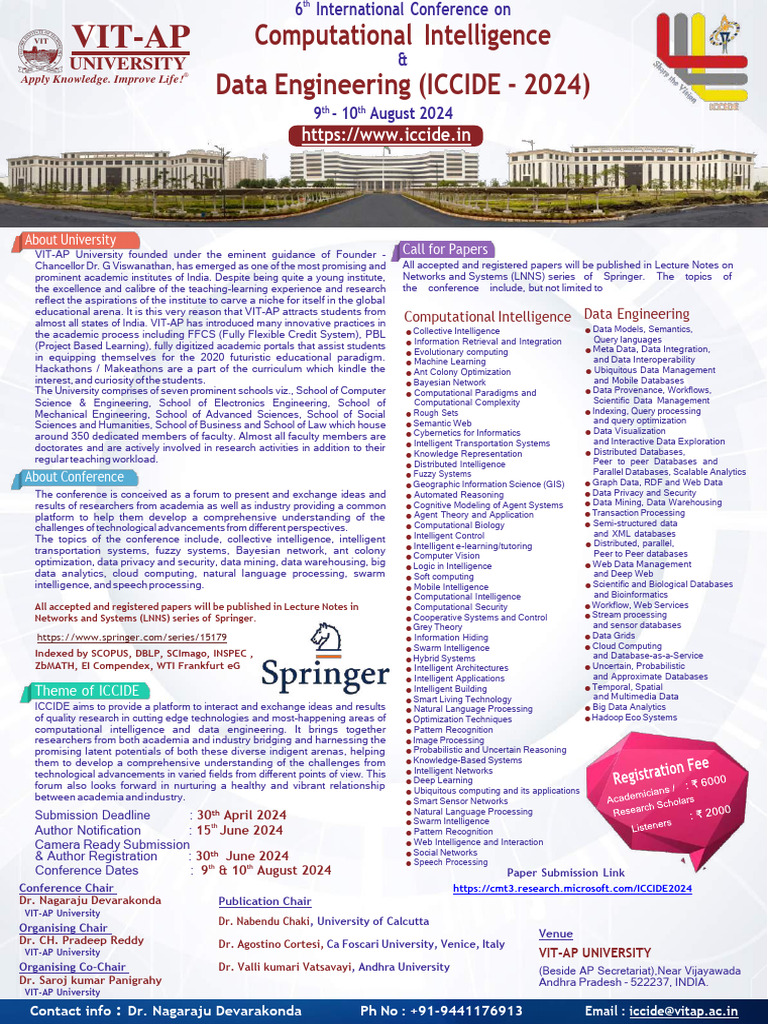 ICCIDE-Brochure 2024 | PDF | Databases | Data