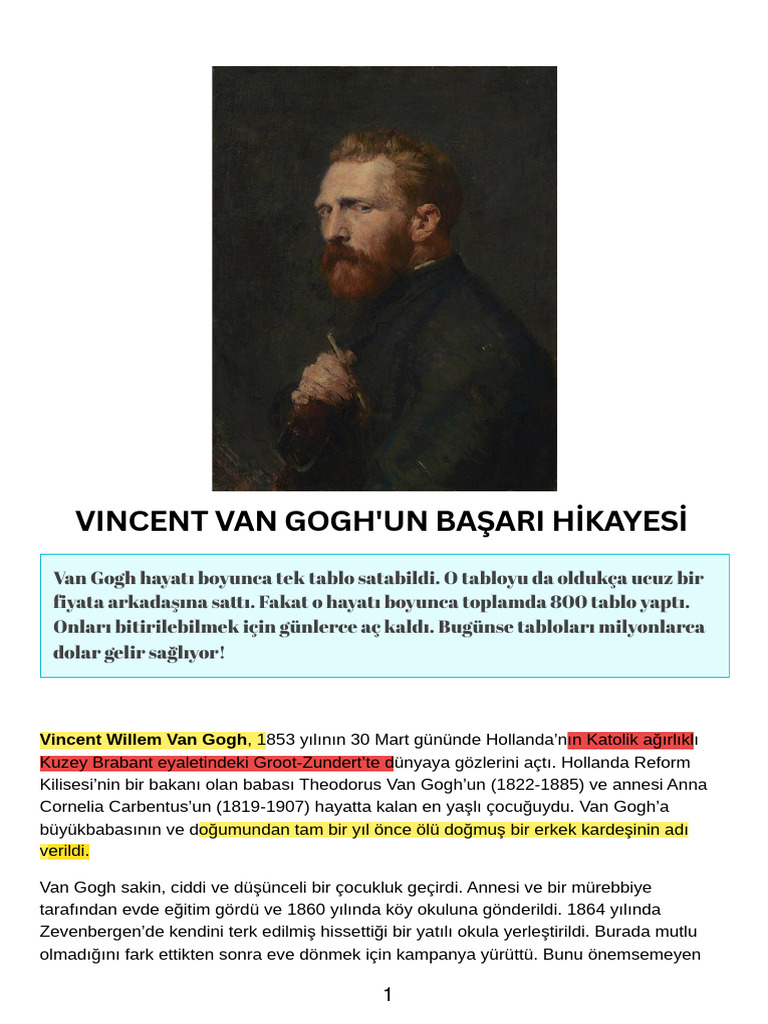 Van Gogh Biyo | PDF