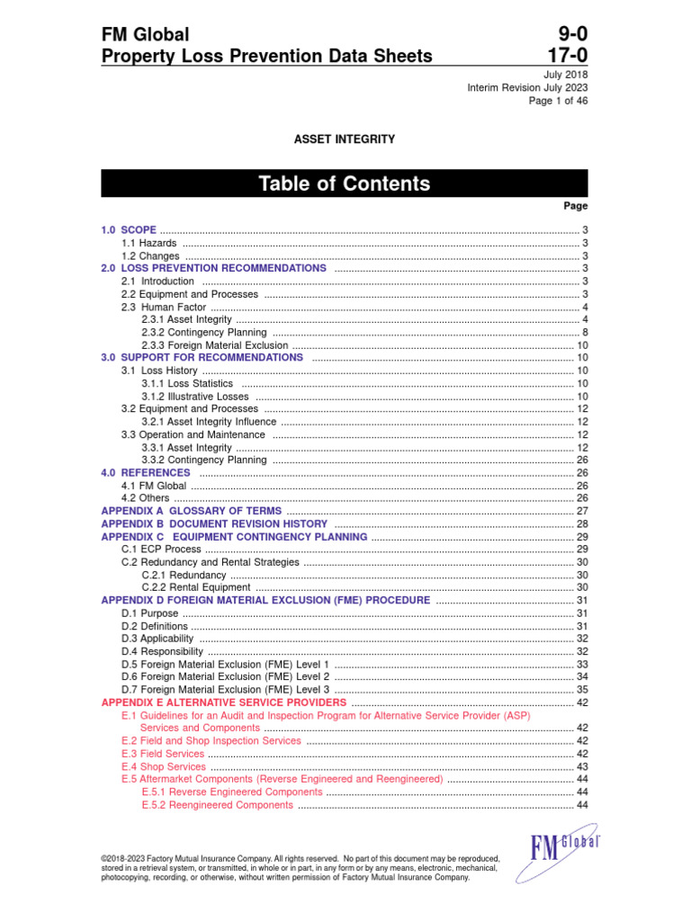 Asset Integrity Loss Prevention Guide | PDF | Reliability Engineering ...