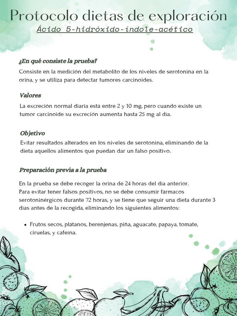 Protocolo dieta de exploración | Descargar gratis PDF | Alimentos | Cocina