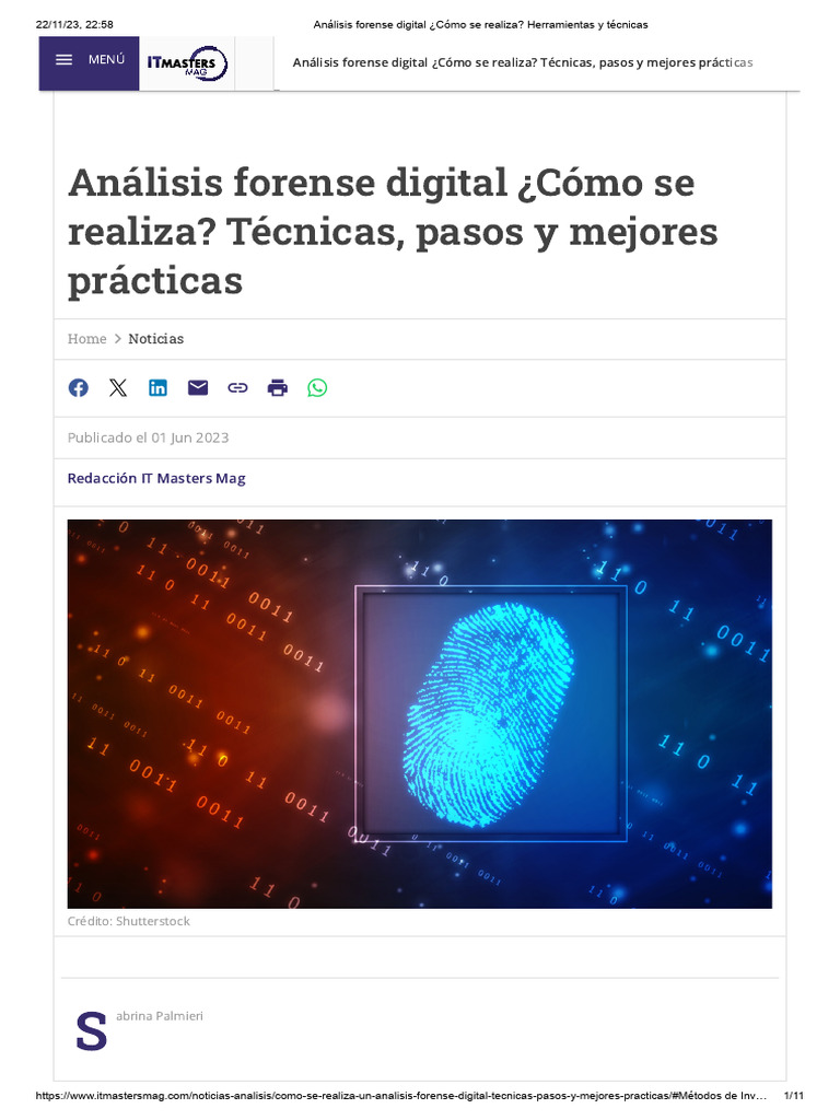 Análisis Forense Digital ¿Cómo Se Realiza_ Herramientas y Técnicas ...