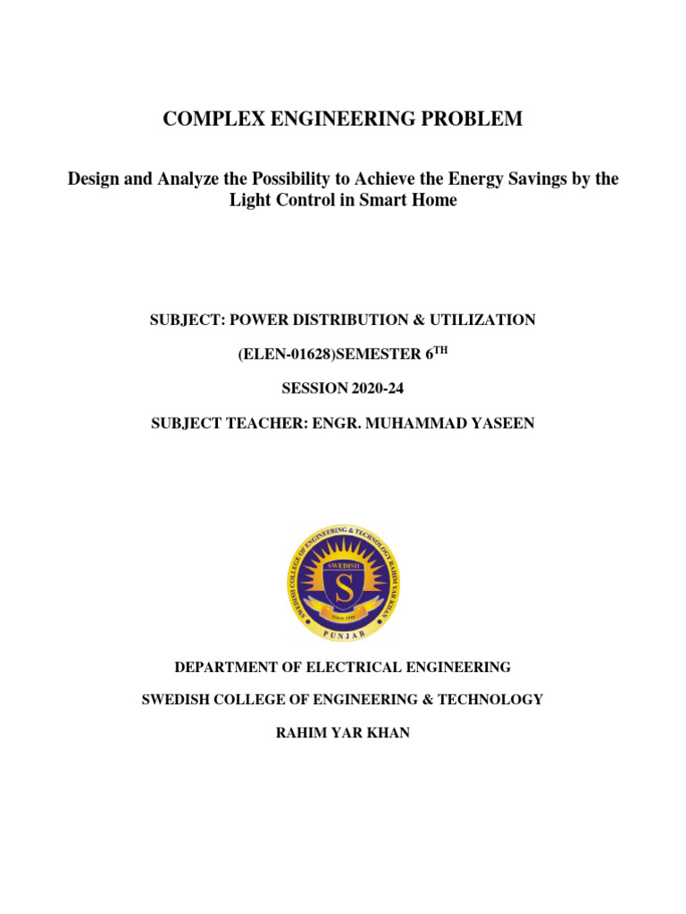 Complex Engineering Problem | Download Free PDF | Engineering