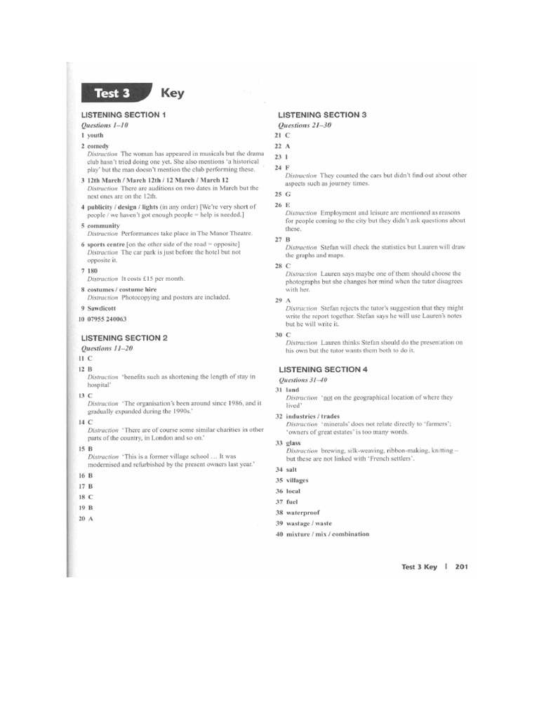 Answers - Test 3 | PDF