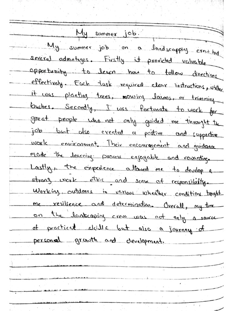 English Short Paragraphs | PDF