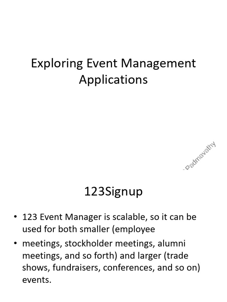 Event Management | PDF | World Wide Web | Internet & Web