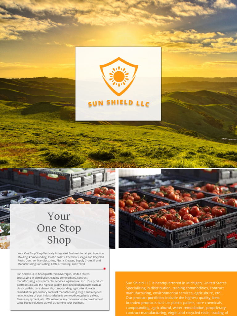 Sun Shield LLC Plastic Products Catalog | PDF | Pallet | Plastic