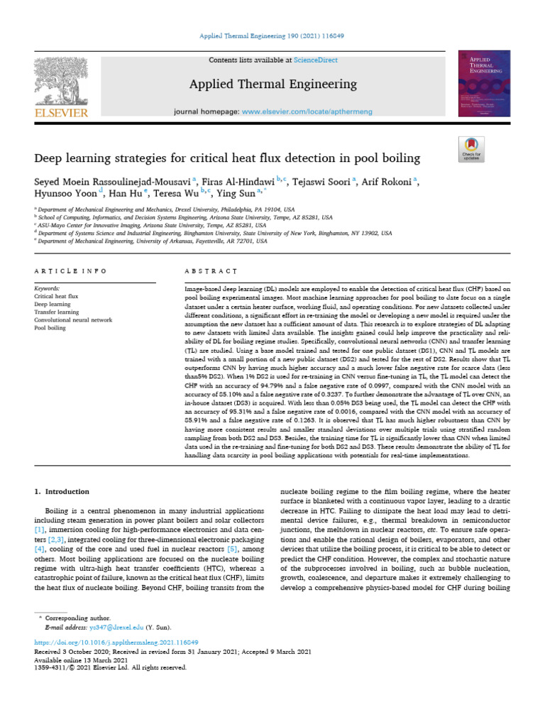 Article Deep Learning Pdf Boiling
