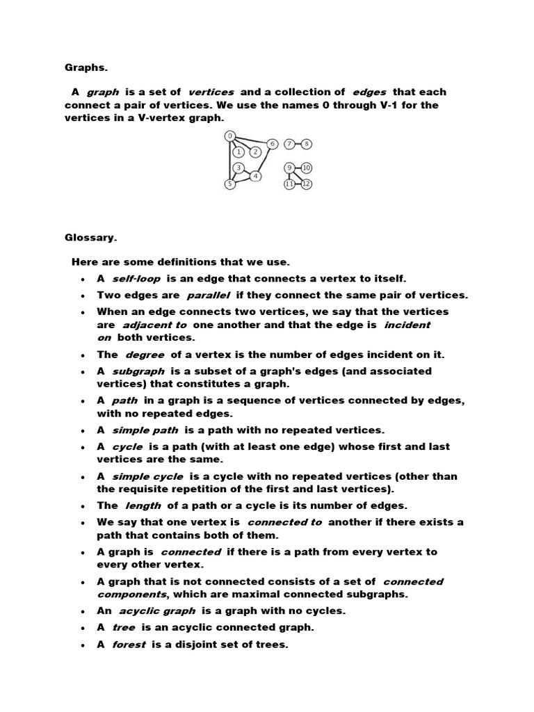Graphs Pdf Vertex Graph Theory Graph Theory