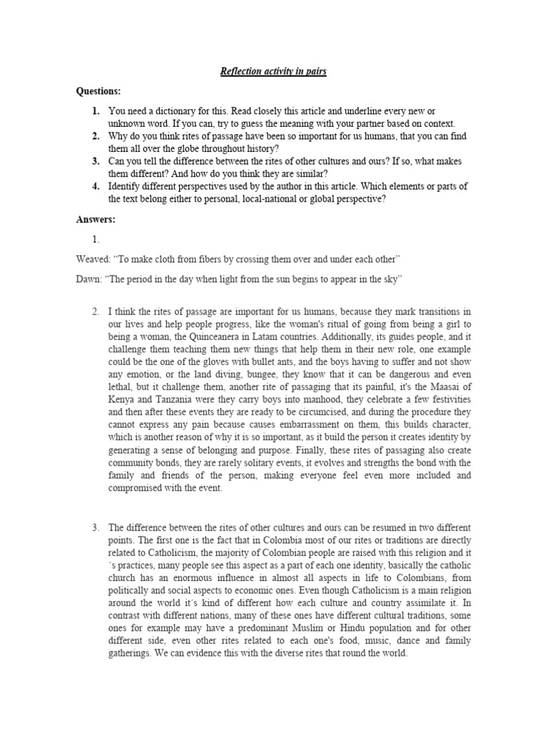 Rites Reading | PDF | Rituals