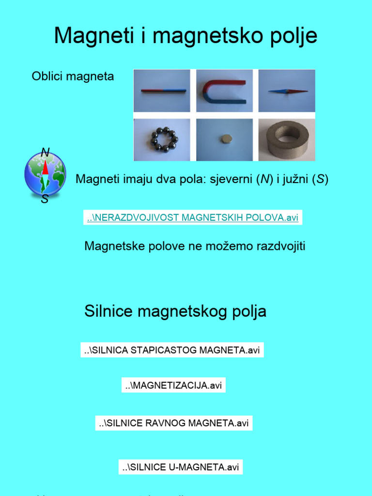 20 Magneti I Magnetsko Polje | PDF