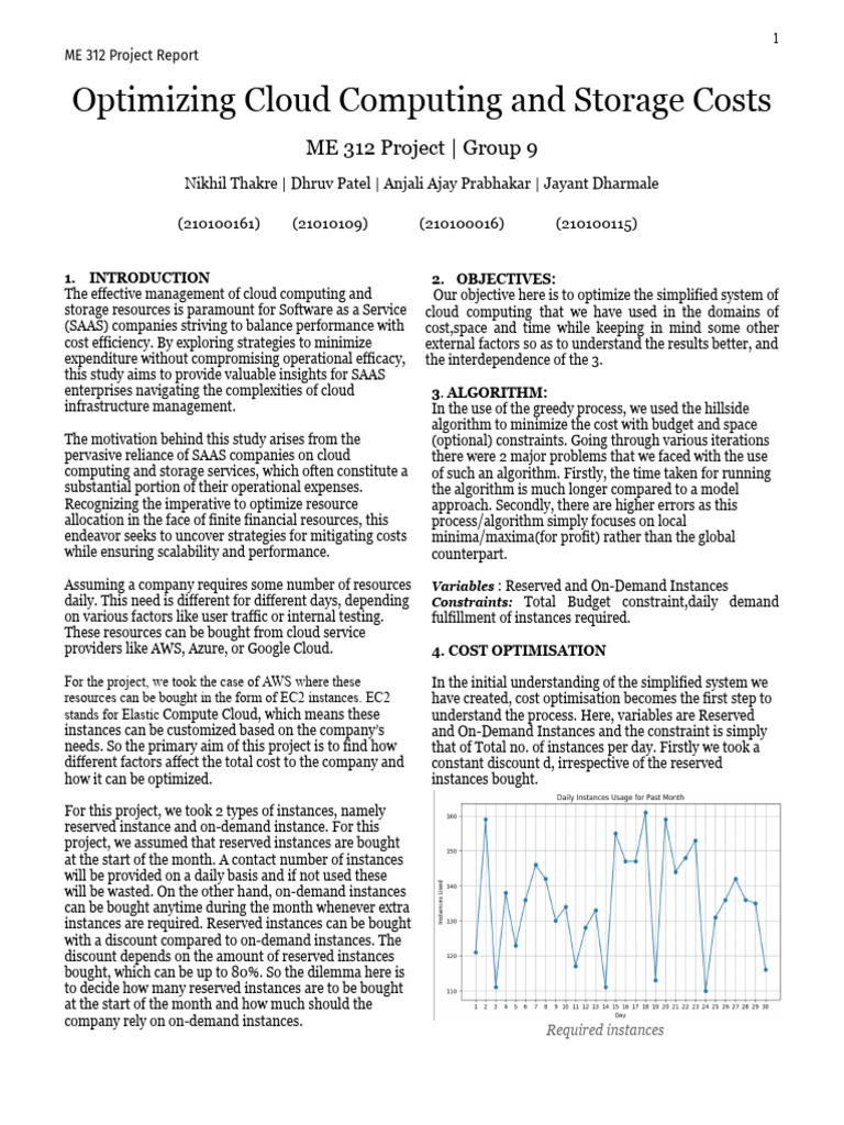 Optimizing Cloud Comuting | PDF | Mathematical Optimization | Cloud Computing