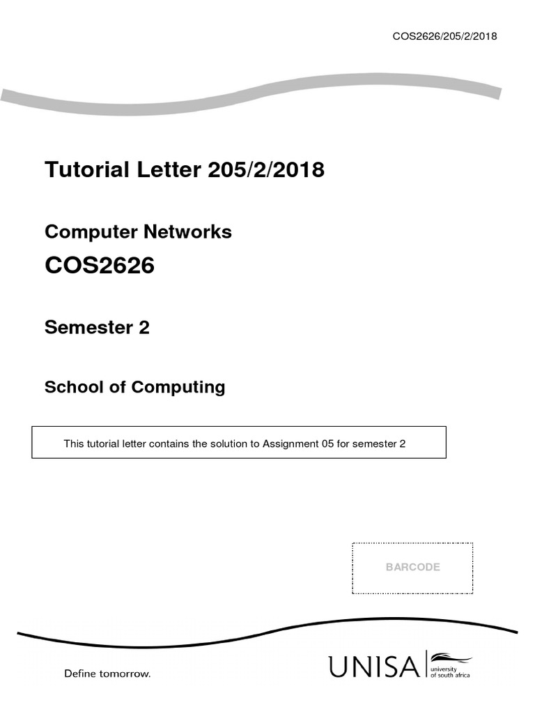 COS2626 Assignment 05 Solutions Guide | PDF