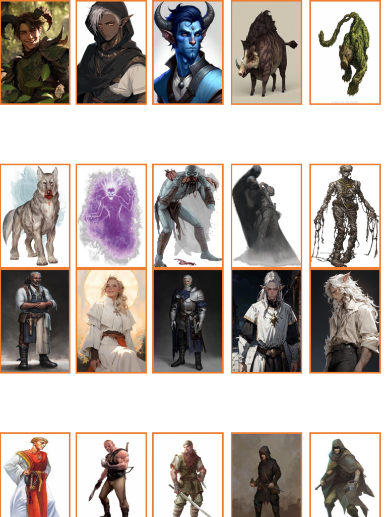 Personajes | PDF