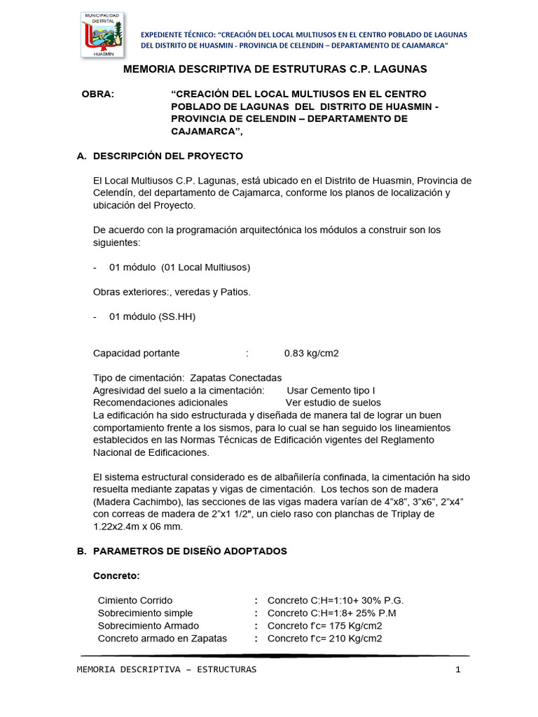 MD Estructuras | PDF | Fundación (Ingeniería) | Hormigón