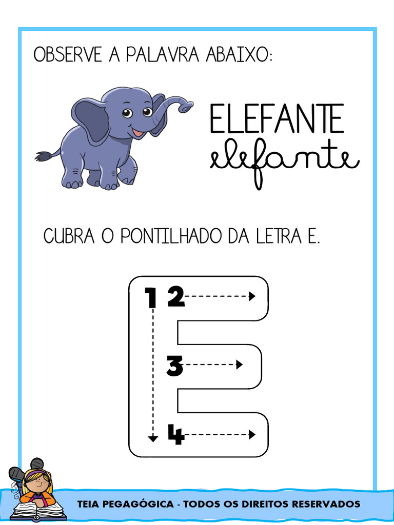 Letra e | PDF