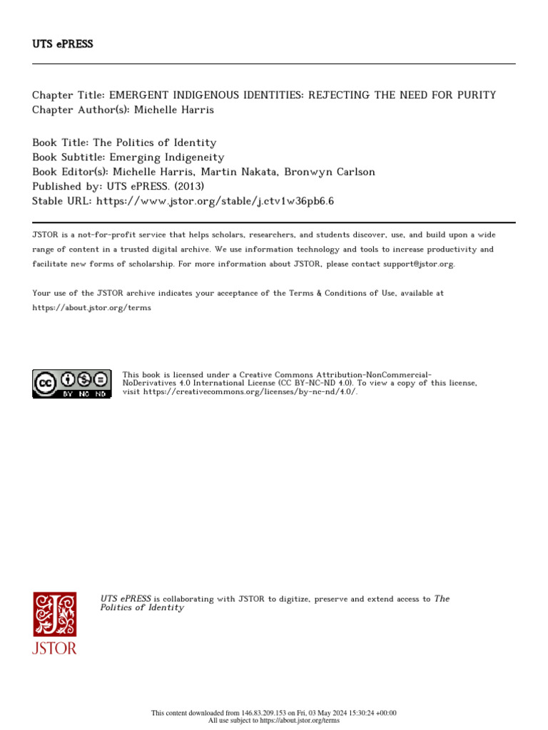 Emergent Indigenous Identities Explored | PDF | Identity (Social ...