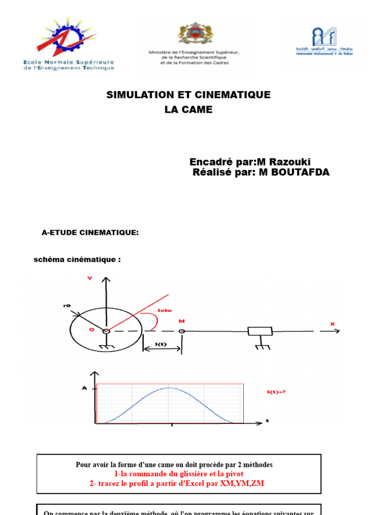 Simulation du Profil de Came Mécanique | PDF | Ingénierie mécanique ...