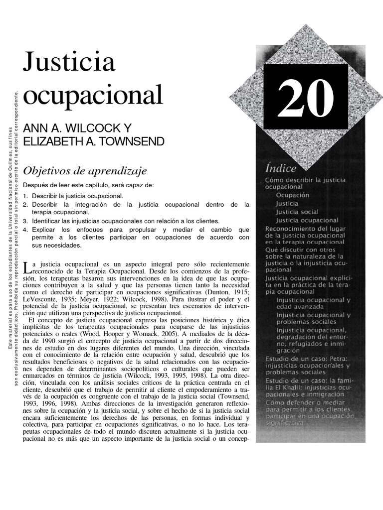 Justicia Ocupacional SPK 12 Cap 20 | PDF | Justicia | Crimen y violencia