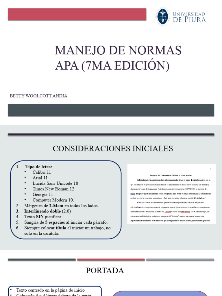 Guía de Normas APA 7ma Edición | PDF | Estilo apa | Red mundial