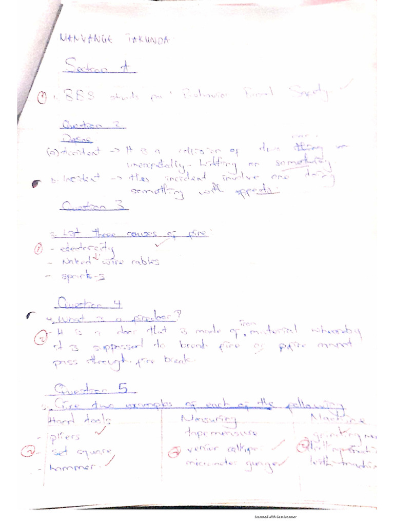 Safety Test Two And One Pdf