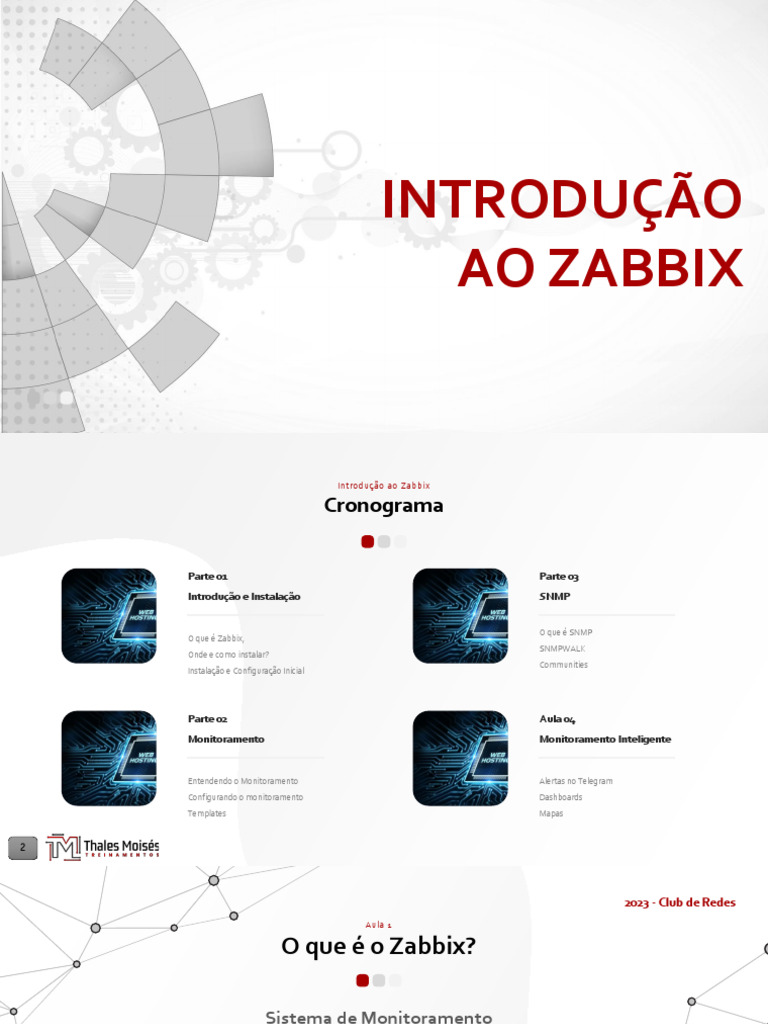 Aula 1 - Introducao Ao Zabbix | PDF | Rede de computadores | Padrões de ...