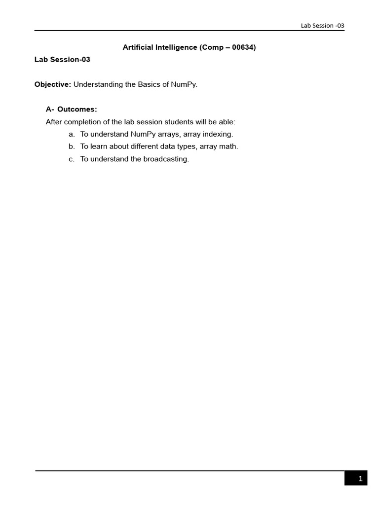 AI Lab 03 Lab Tasks | PDF | Matrix (Mathematics) | Computing
