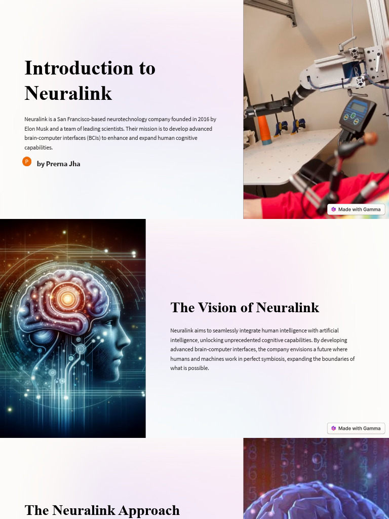 Introduction to Neuralink | PDF | Neuroscience