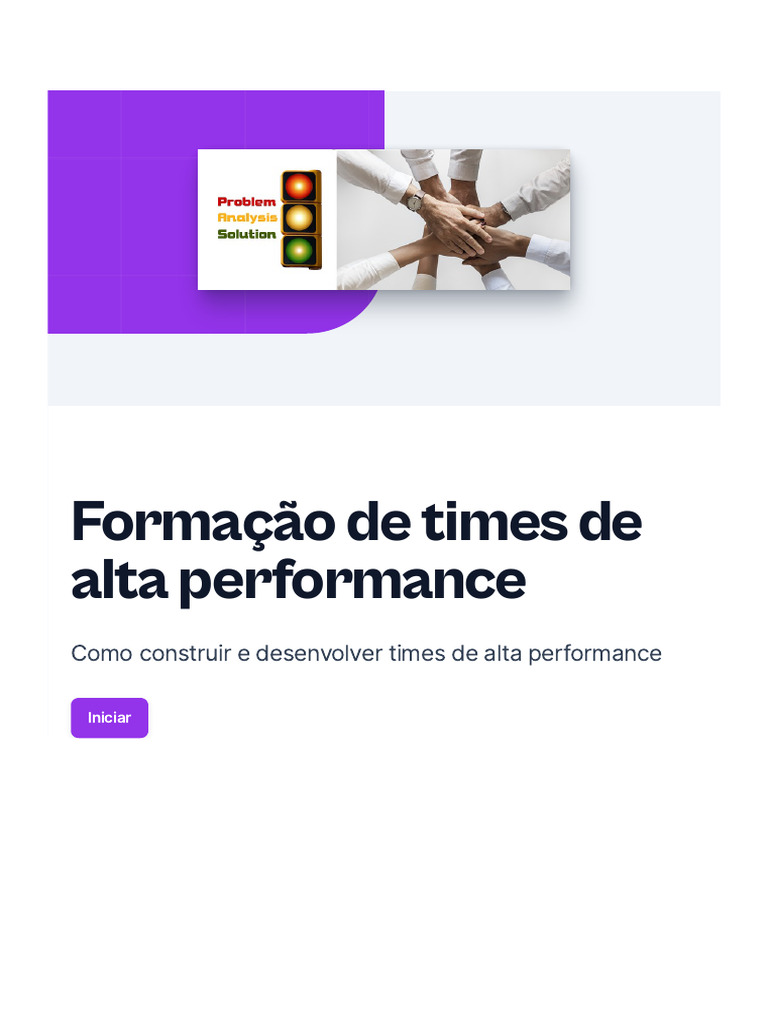 Formacao de Times de Alta Performance | PDF | Liderança | Comunicação