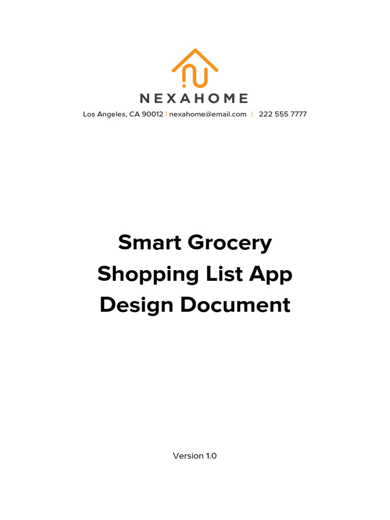 Design Document | PDF | Databases | Mobile App